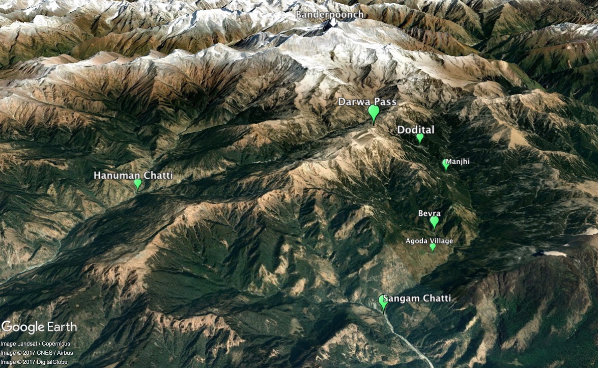 Dodital Hanumanchatti Map - AntHill Adventures